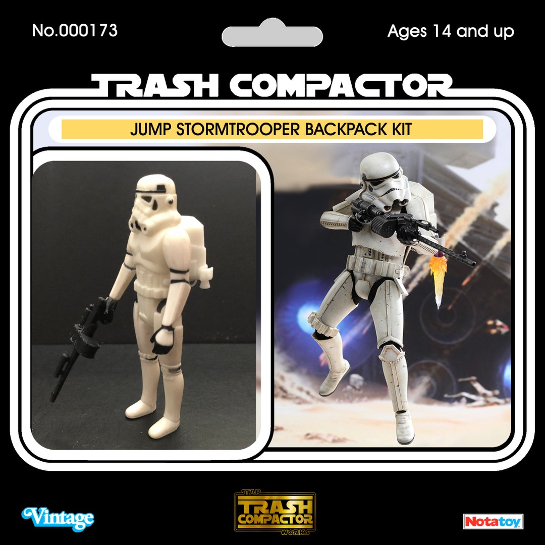 Jump Stormtrooper Backpack Kit - 3D Printed- Vintage-style Star Wars ...