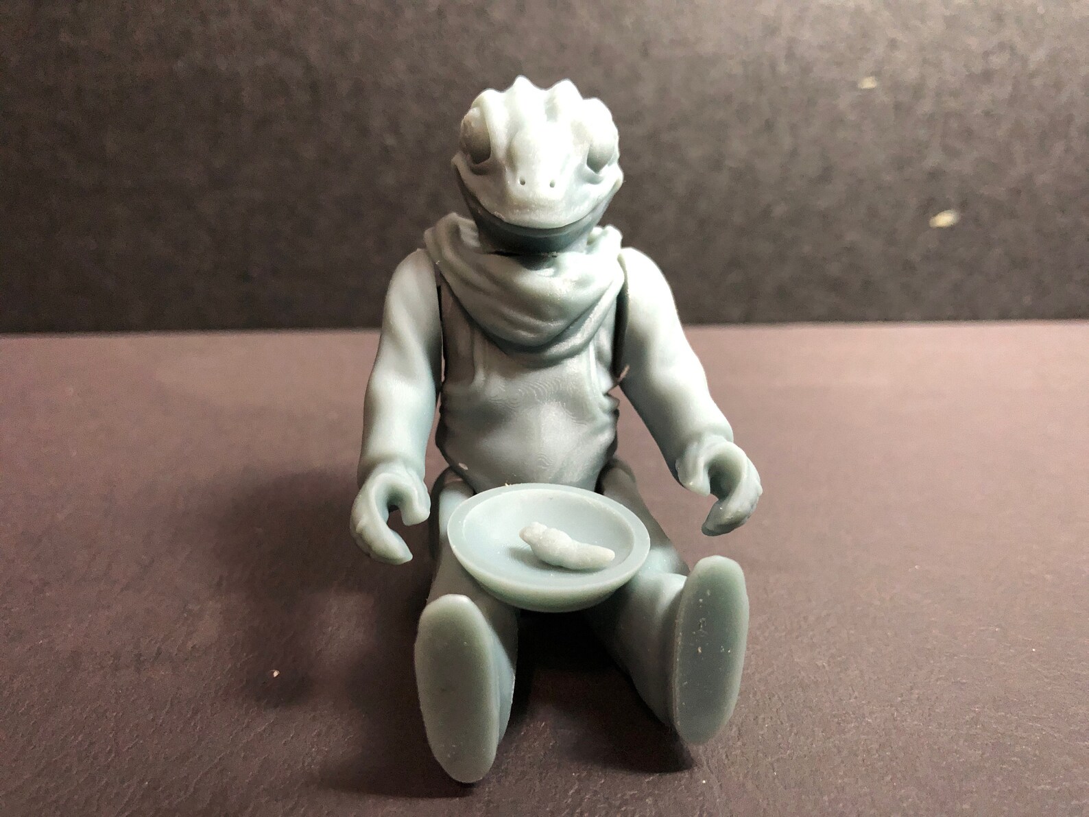 Frog Man and Tadpole - 3D Printed Model Kit- Vintage-style Star Wars ...