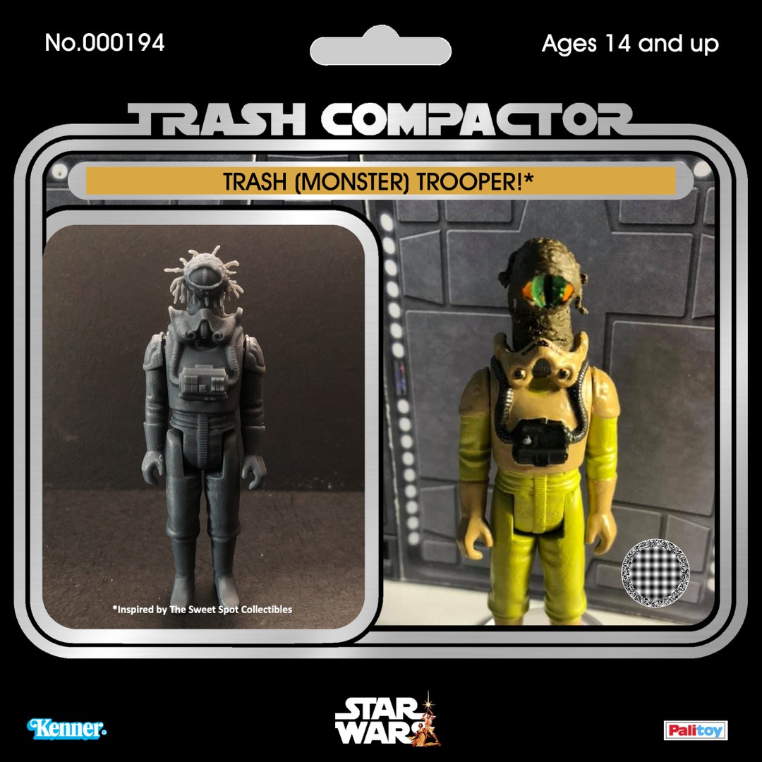 Trash (monster) Trooper - 3D Printed Model Kit - Etsy