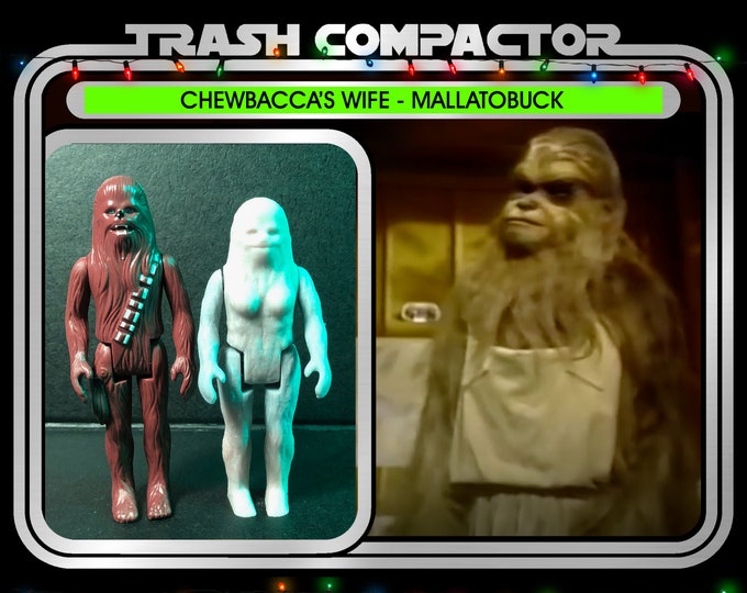 Mallatobuck malla, Chewbaccas Wife. 3D Printed Model Kit Vintage-style ...