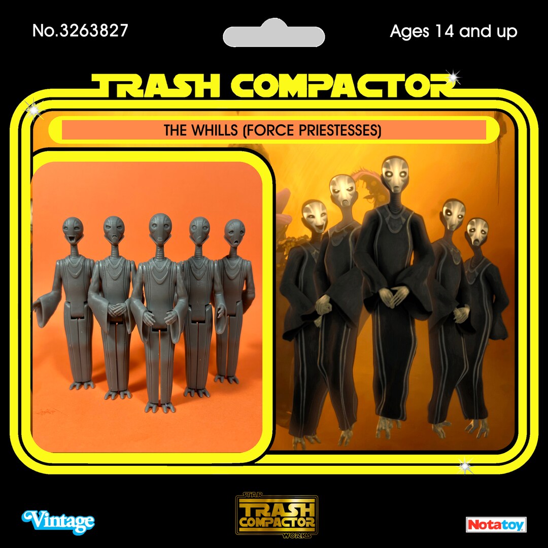 The Whills (force Priestesses) - 3D Printed Model Kit - Vintage-style ...