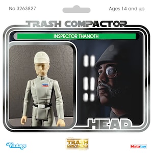 Inspector Thanoth Head/hat - 3D Printed- Vintage-style Star Wars Custom ...