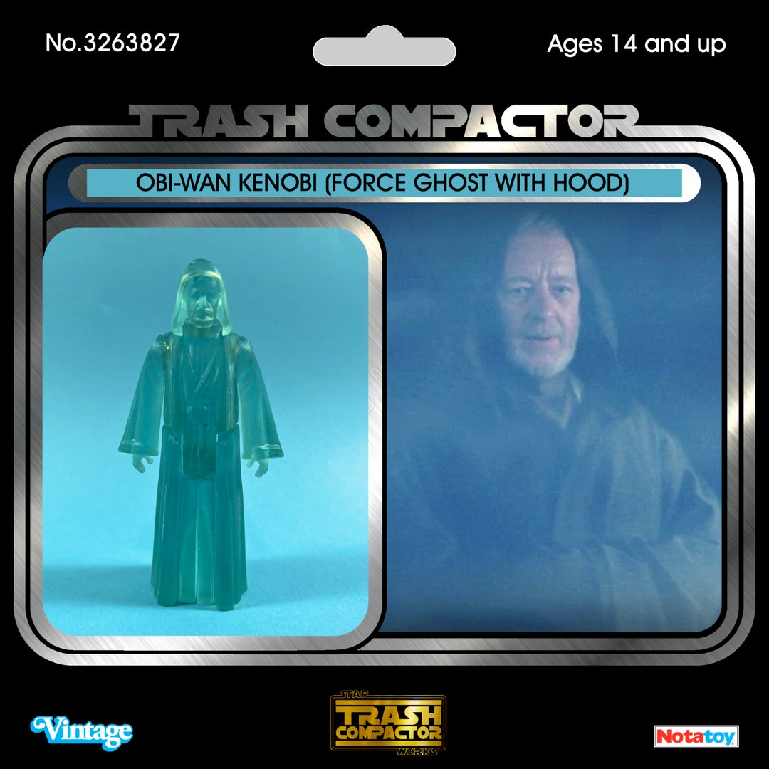 Obi-wan Kenobi (force Ghost With Hood) - 3D Printed Model Kit- Vintage ...
