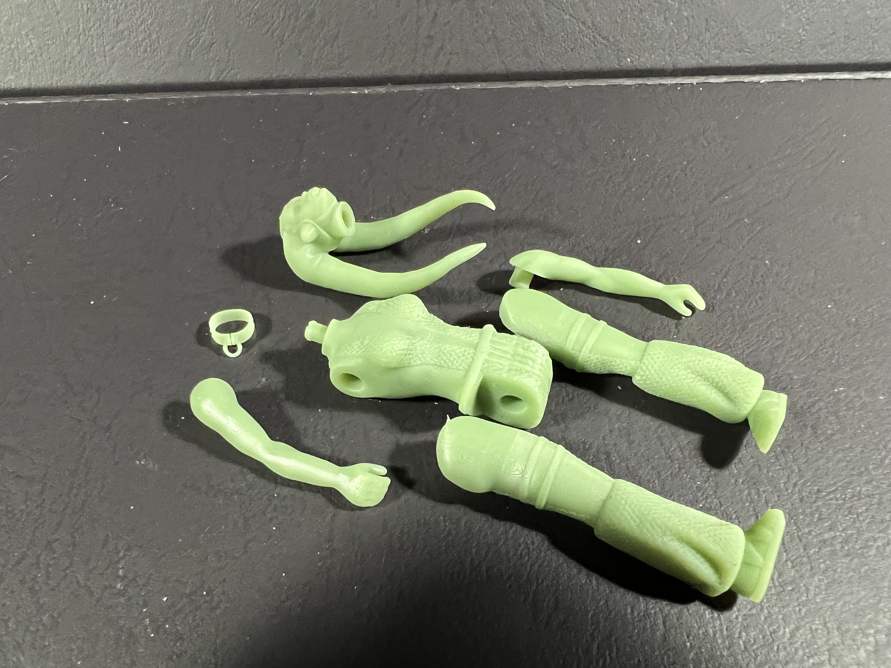Oola V2 (jabba's Twi'lek Slave Dancer) - 3D Printed Model Kit- Vintage ...