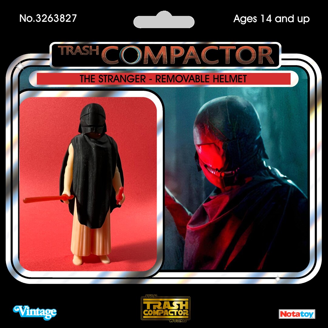 The Stranger Star Wars Figure: Removable Helmet, 3D Printed Model Kit ...