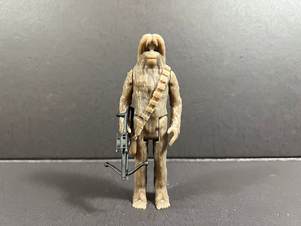 Chewbacca (endor Furry) - 3D Printed Model Kit- Vintage-style Star Wars ...
