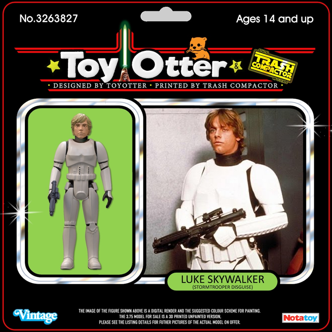 Luke Skywalker (stormtrooper Disguise), Designed by Toyotter- 3D ...