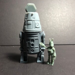 Colonel Meebur Gascon and M5-BZ - (3D Printed Model Kit)- Vintage-style ...