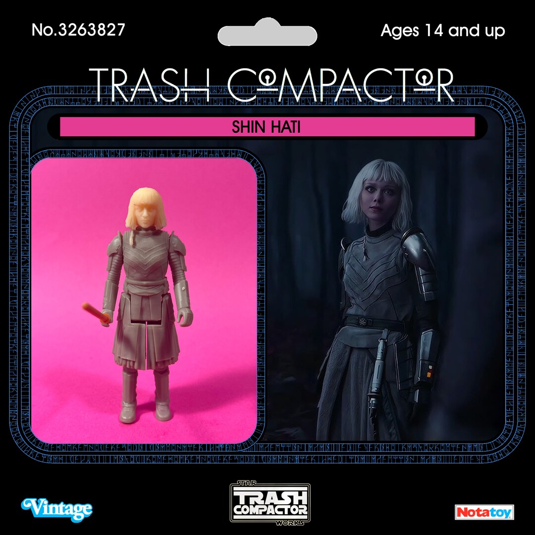 Shin Hati - 3D Printed Model Kit (from Ashoka) - Vintage-style Star ...