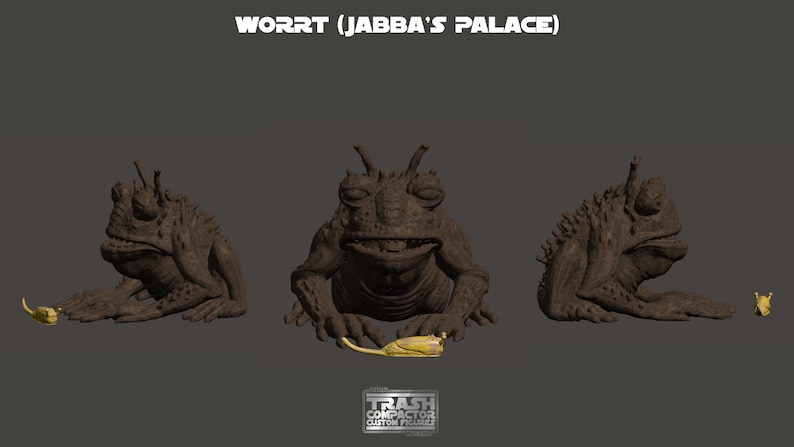 Worrt jabba's Palace 3D Printed Model Kit - Etsy