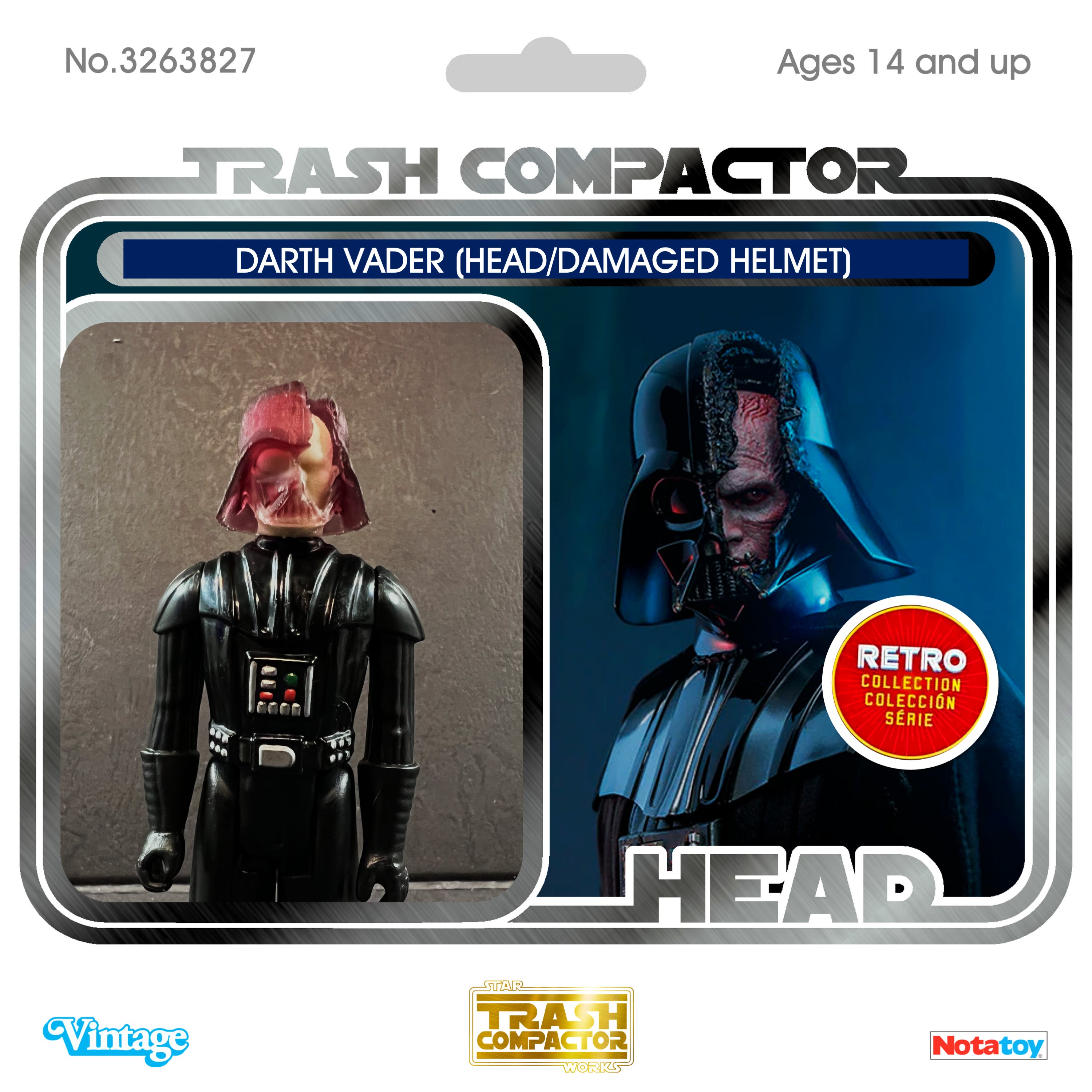 Darth Vader Damaged Helmet/head 3D Printed - Etsy UK Darth Vader Damaged Helmet/head 3D Printed - Etsy UK