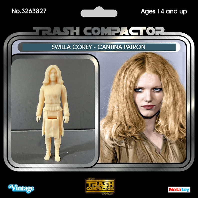 Swilla Corey Cantina Patron 3D Printed Model Kit - Etsy