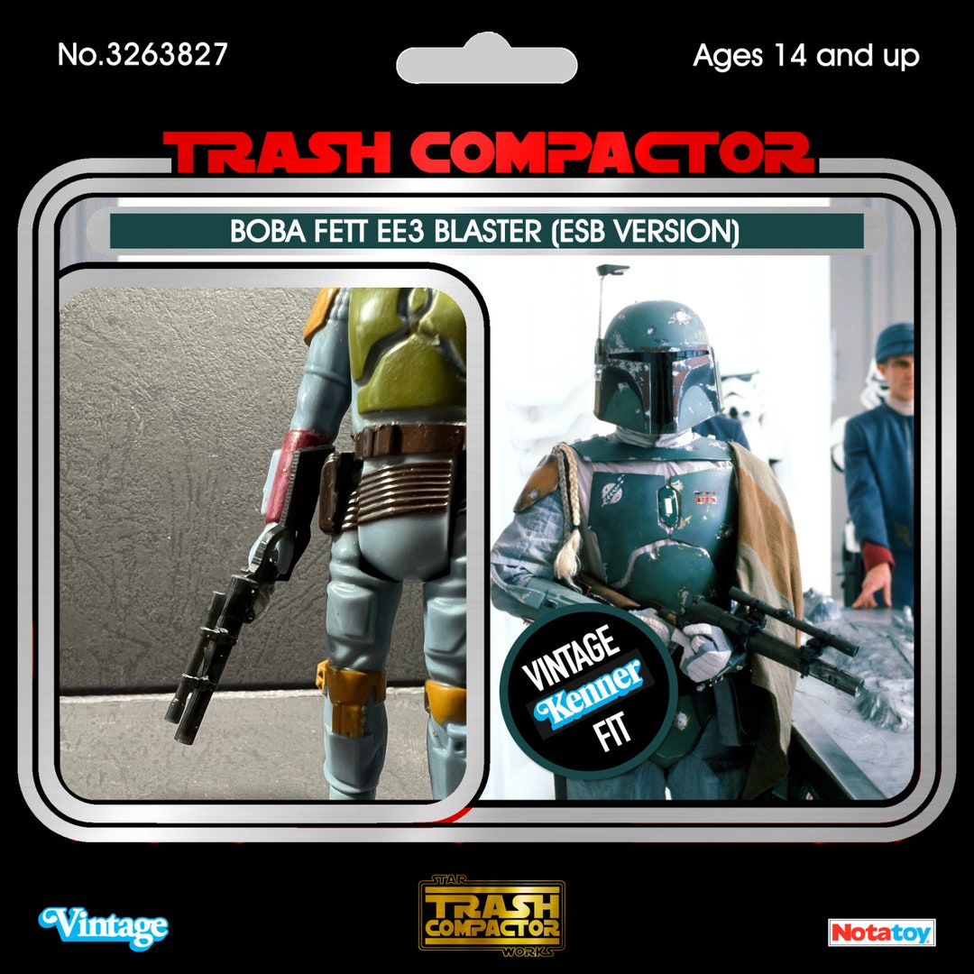 Boba Fett (ESB) EE3 Blaster - 3D Printed- Vintage-style Star Wars ...
