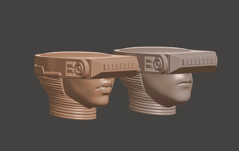 Decraniated Servant Head 3D Printed Model Kit | Etsy