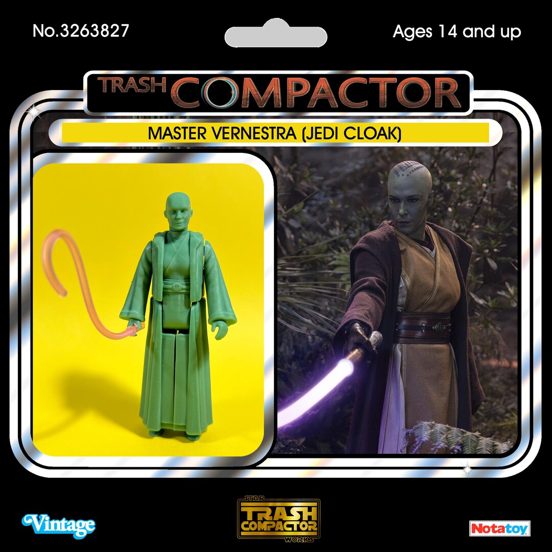 Jedi Master Vernestra (cloak) (the Acolyte) - 3D Printed Model Kit ...