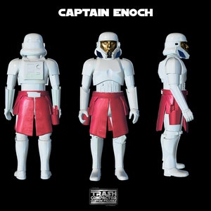 Captain Enoch 3D Printed Model Kit from Ashoka Vintage-style Star Wars ...