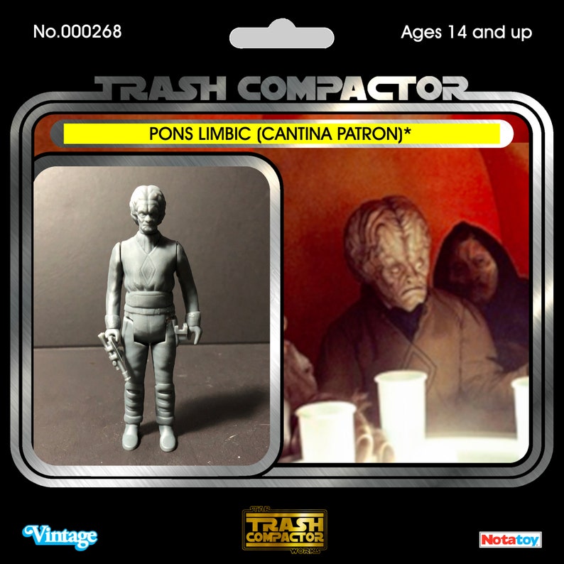 Pons Limbic cantina Patron 3D Printed Model Kit | Etsy