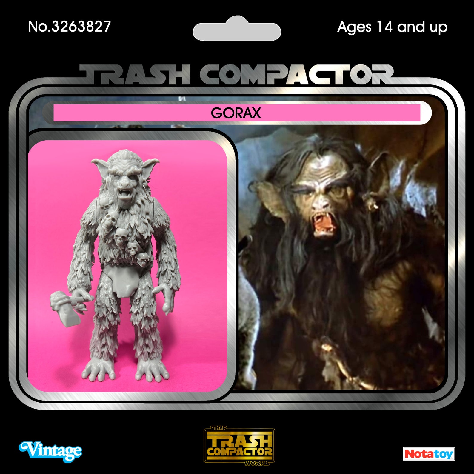 Gorax (ewoks Animated) - 3D Printed Model Kit- Vintage-style Star Wars ...