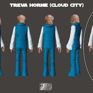 Wiorkettle & Treva cloud City 3D Printed Vintage-style Star Wars Custom ...