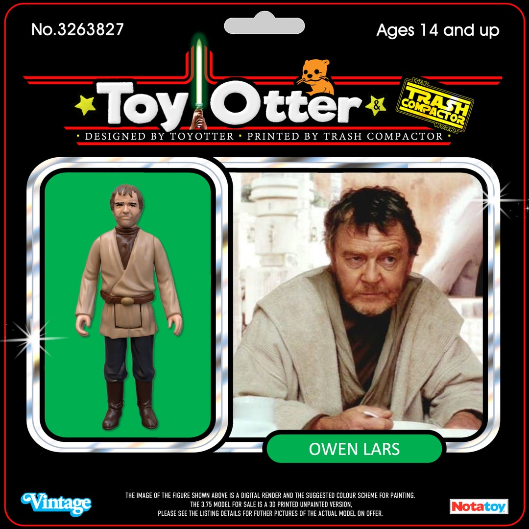 Owen Lars, Designed by Toyotter- 3D Printed Model Kit- Vintage-style ...