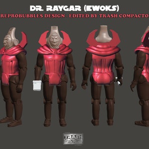 Doctor Raygar ewoks 3D Printed Model Kit From Reprobubbles Vintage ...