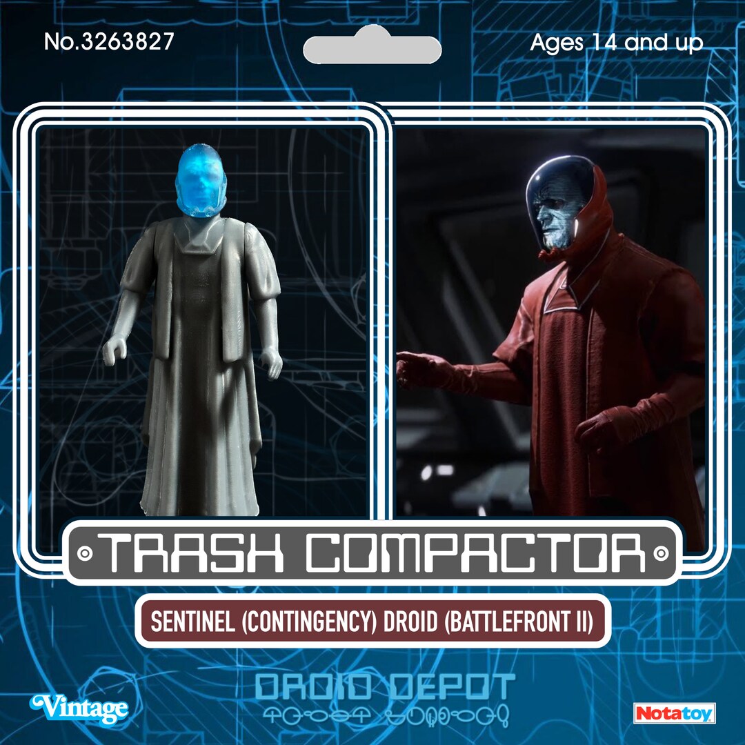 Sentinel (contingency) Droid (solid Body Version) - 3D Printed Model ...