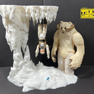 Wampa Cave (dis-play-set) - 3D Printed Model Kit- Vintage-style Star ...