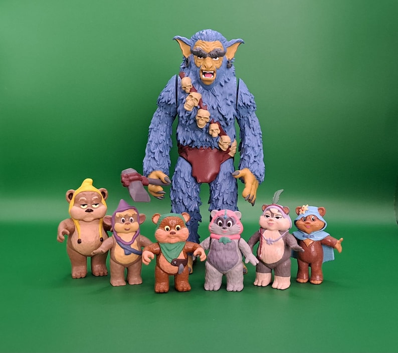 Gorax (ewoks Animated) - 3D Printed Model Kit- Vintage-style Star Wars ...