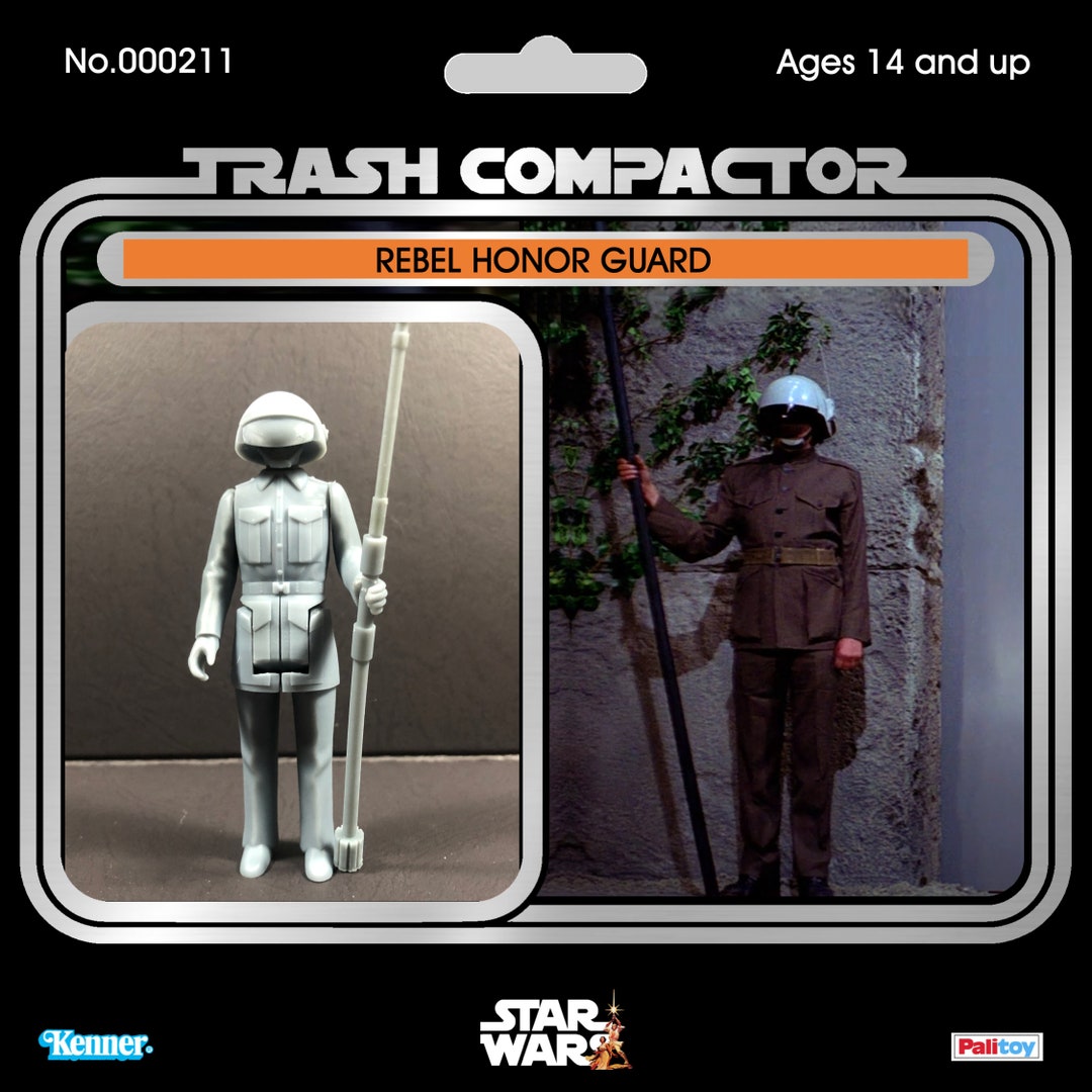 Rebel Honor Guard Figure - 3D Printed Model Kit- Vintage-style Star ...