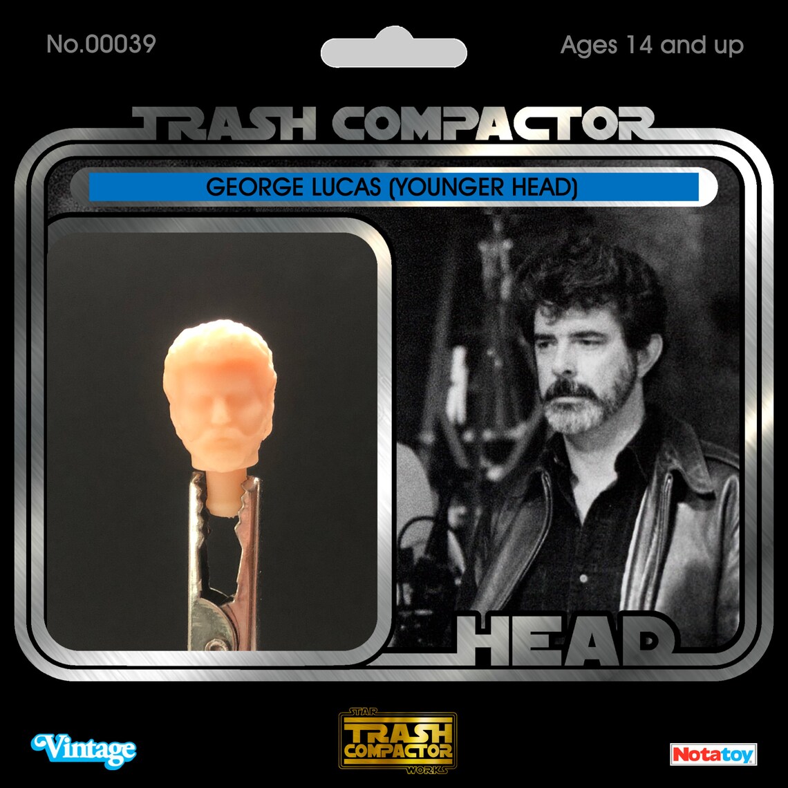 George Lucas Head younger 3D Printed | Etsy