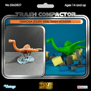 Dianoga (death Star) Trash Monster - 3D Printed Model- Vintage-style ...