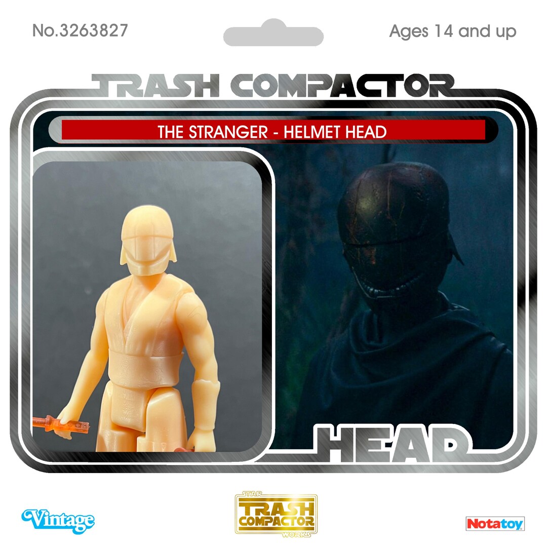 The Stranger - (helmet Head) the Acolyte - 3D Printed- Vintage-style ...