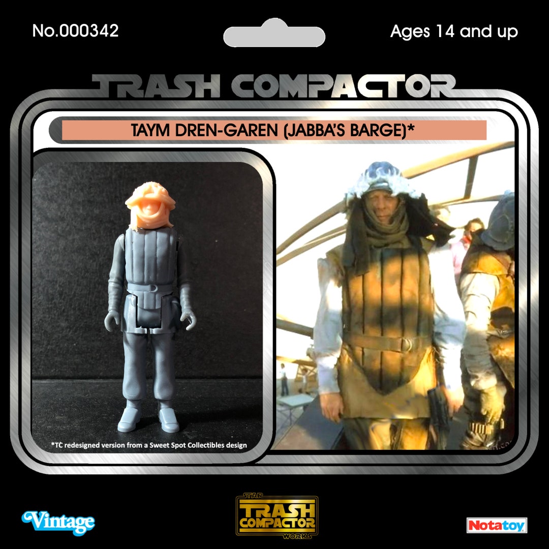 Taym Dren-garen (jabba’s Barge) - 3D Printed Model Kit- Vintage-style ...