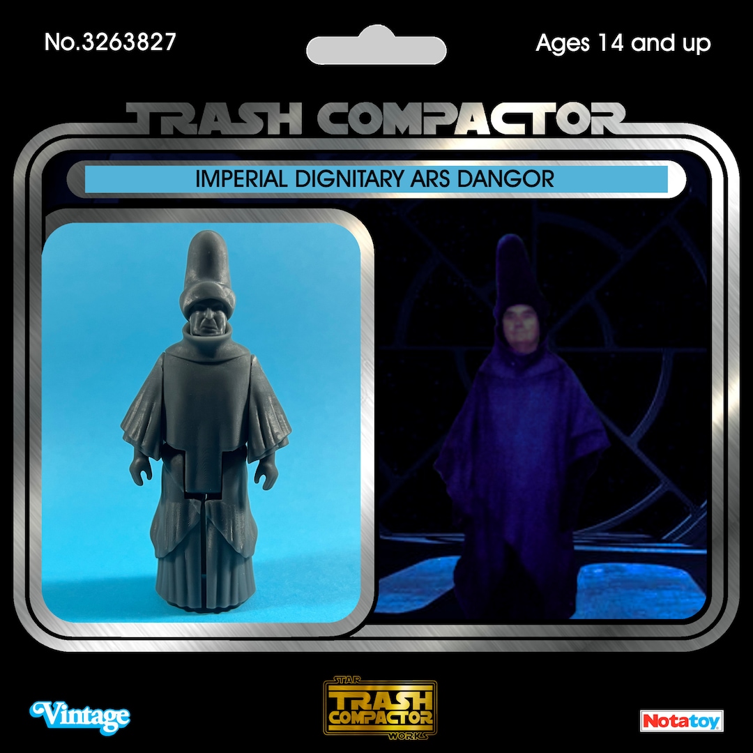 Ars Dangor - Imperial Dignitary - 3D Printed Model Kit- Vintage-style ...