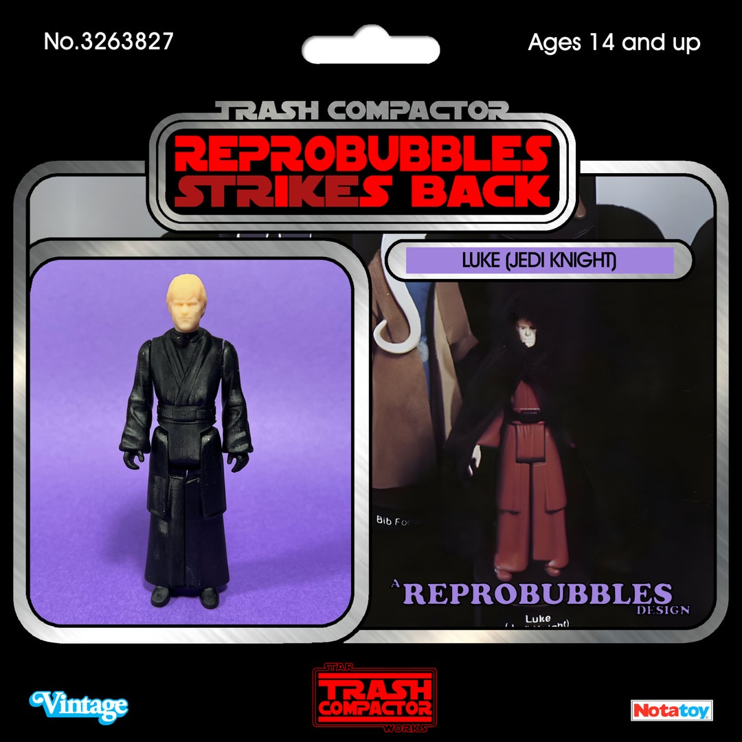Luke Jedi Robes (meccano) - 3D Printed Model Kit - From Reprobubbles ...