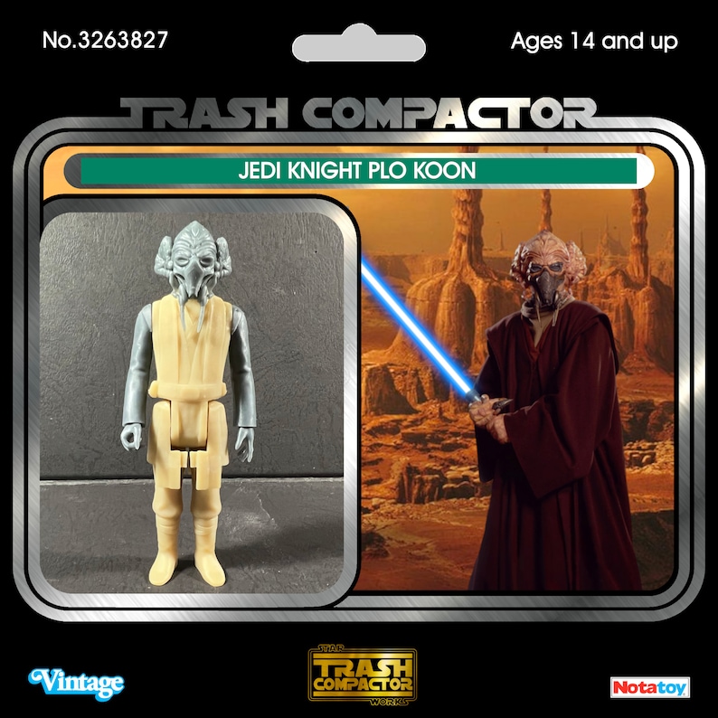 Jedi Knight Plo Koon 3D Printed Model Kit - Etsy UK