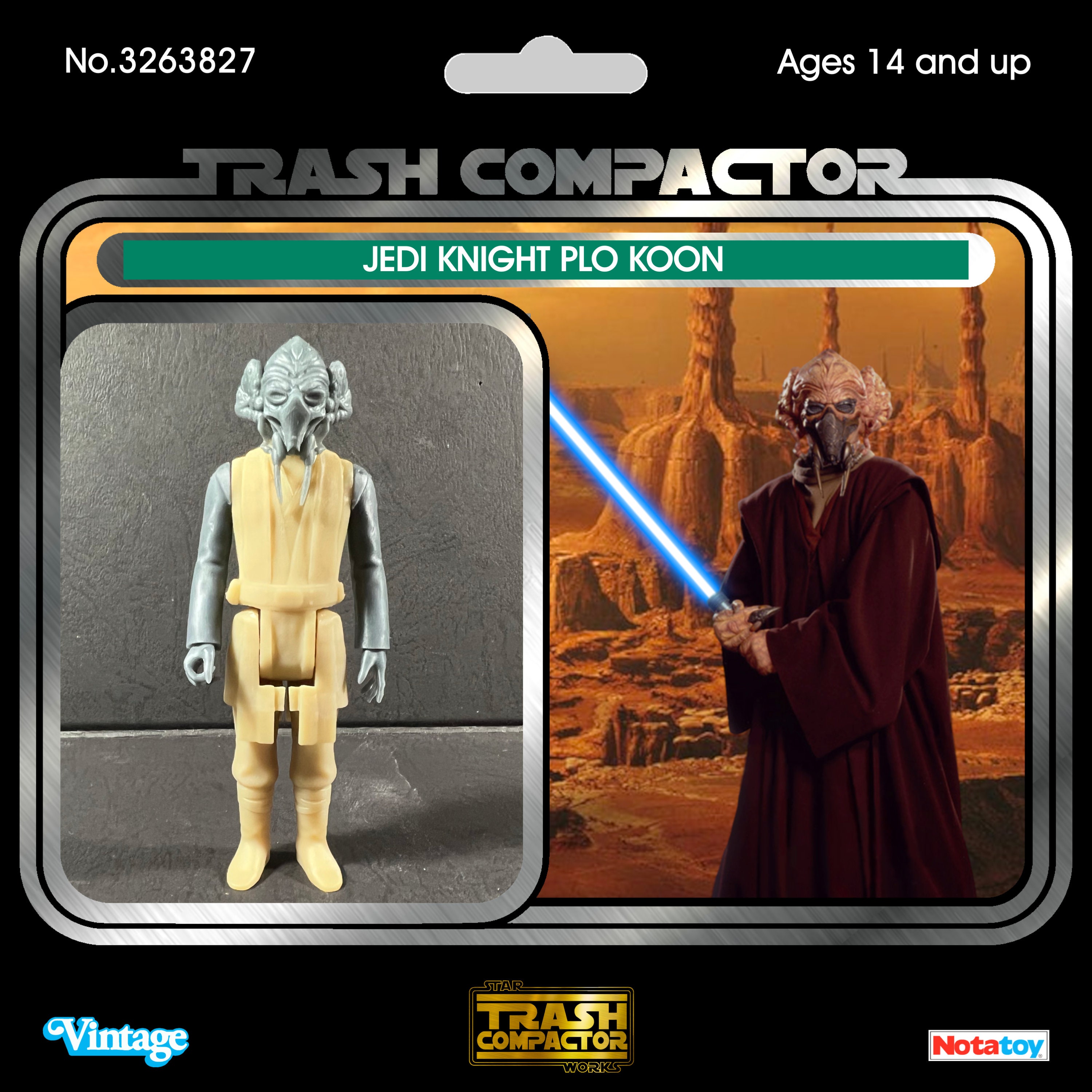Jedi Knight Plo Koon 3D Printed Model Kit - Etsy