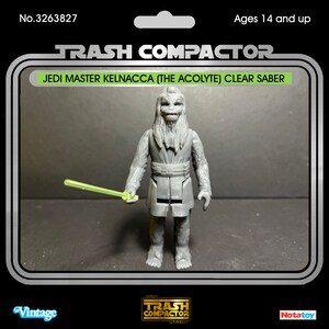 Jedi Master Kelnacca (the Acolyte) - 3D Printed Model Kit - Vintage ...