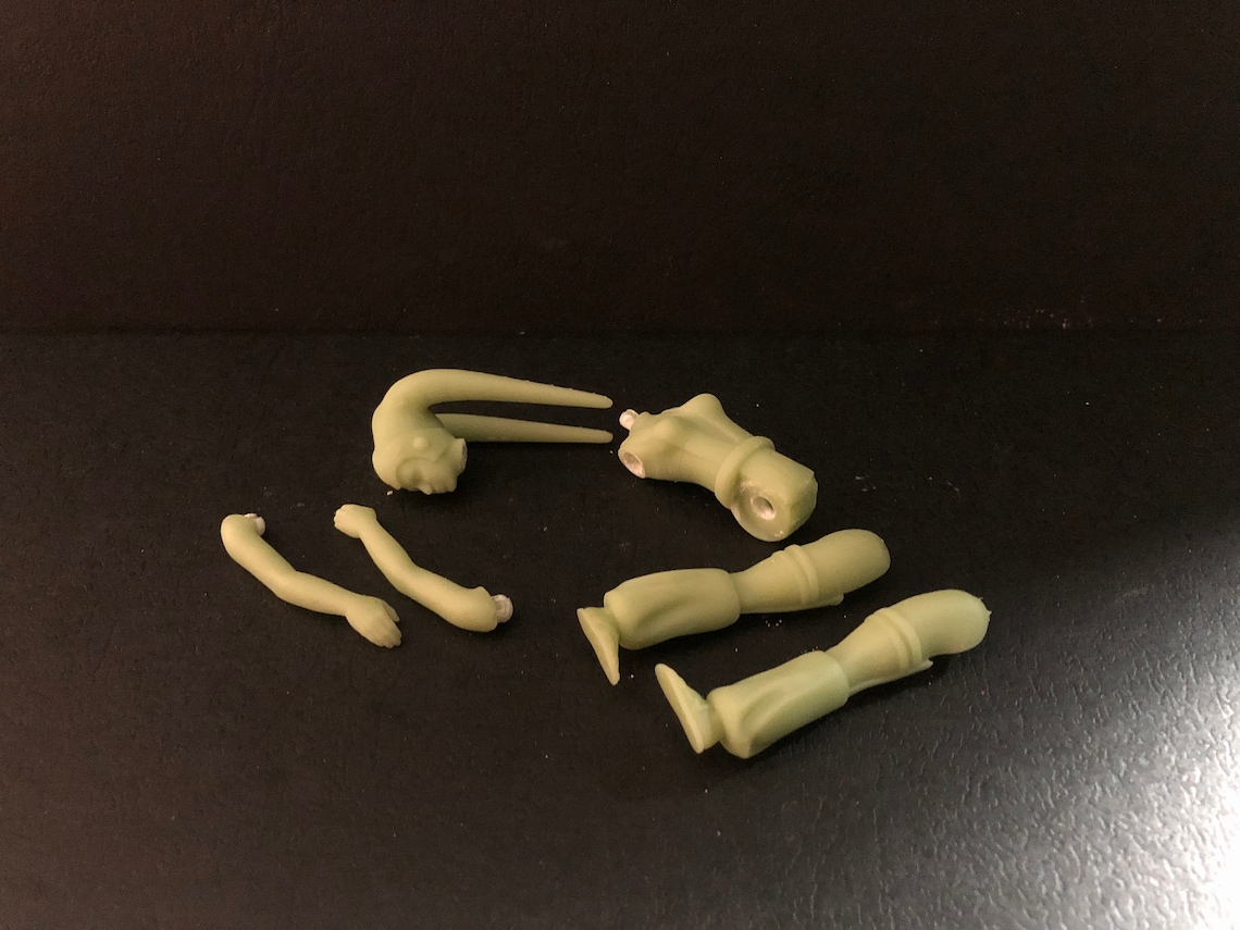 Oola Head (jabba's Twi'lek Dancer) - 3D Printed- Vintage-style Star ...