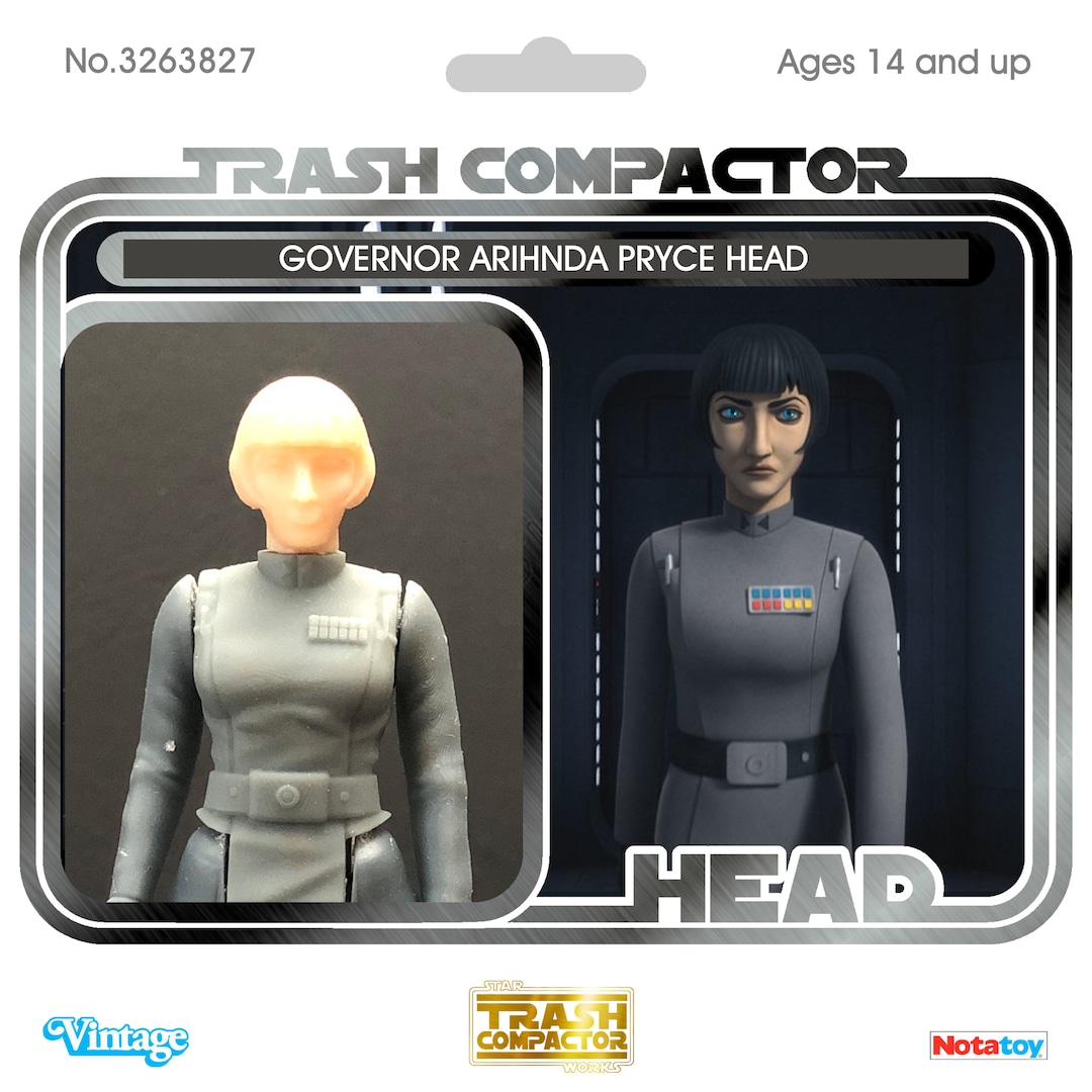 Governor Arihnda Pryce 3D Printed Model Kit Vintage-style Star Wars ...