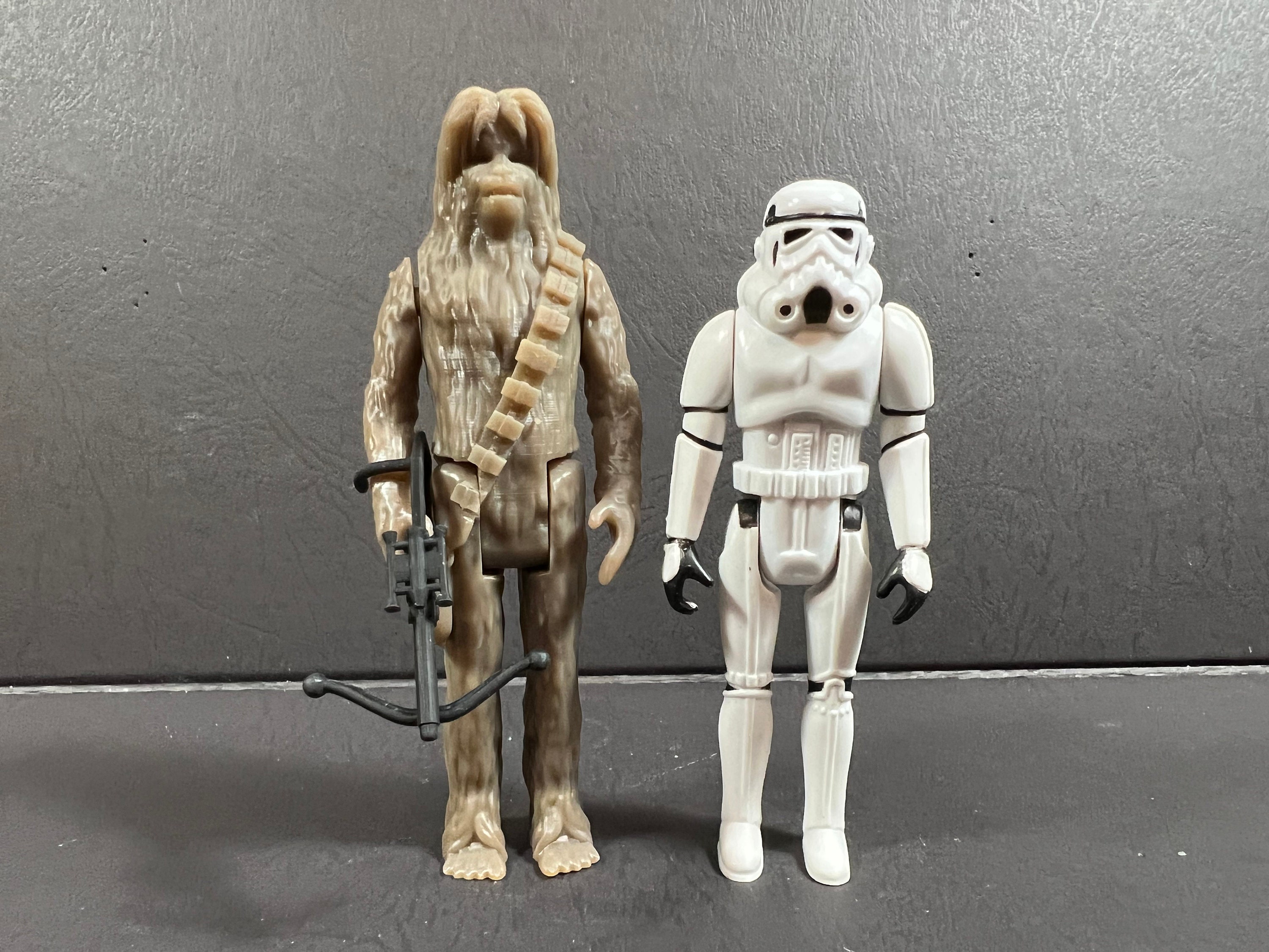 Chewbacca (endor Furry) - 3D Printed Model Kit- Vintage-style Star Wars ...