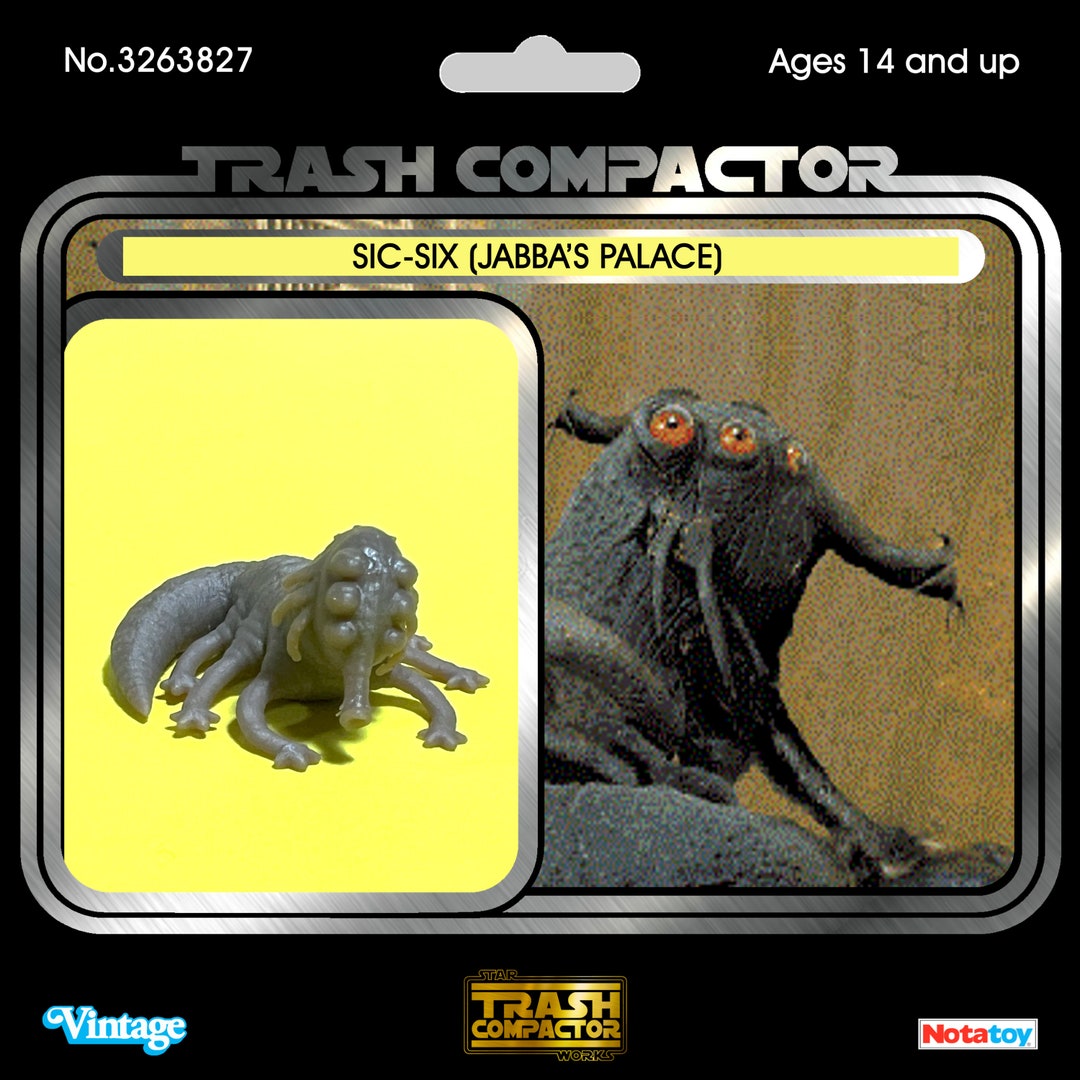 Sic-six (jabba's Palace) - 3D Printed Model Kit- Vintage-style Star ...
