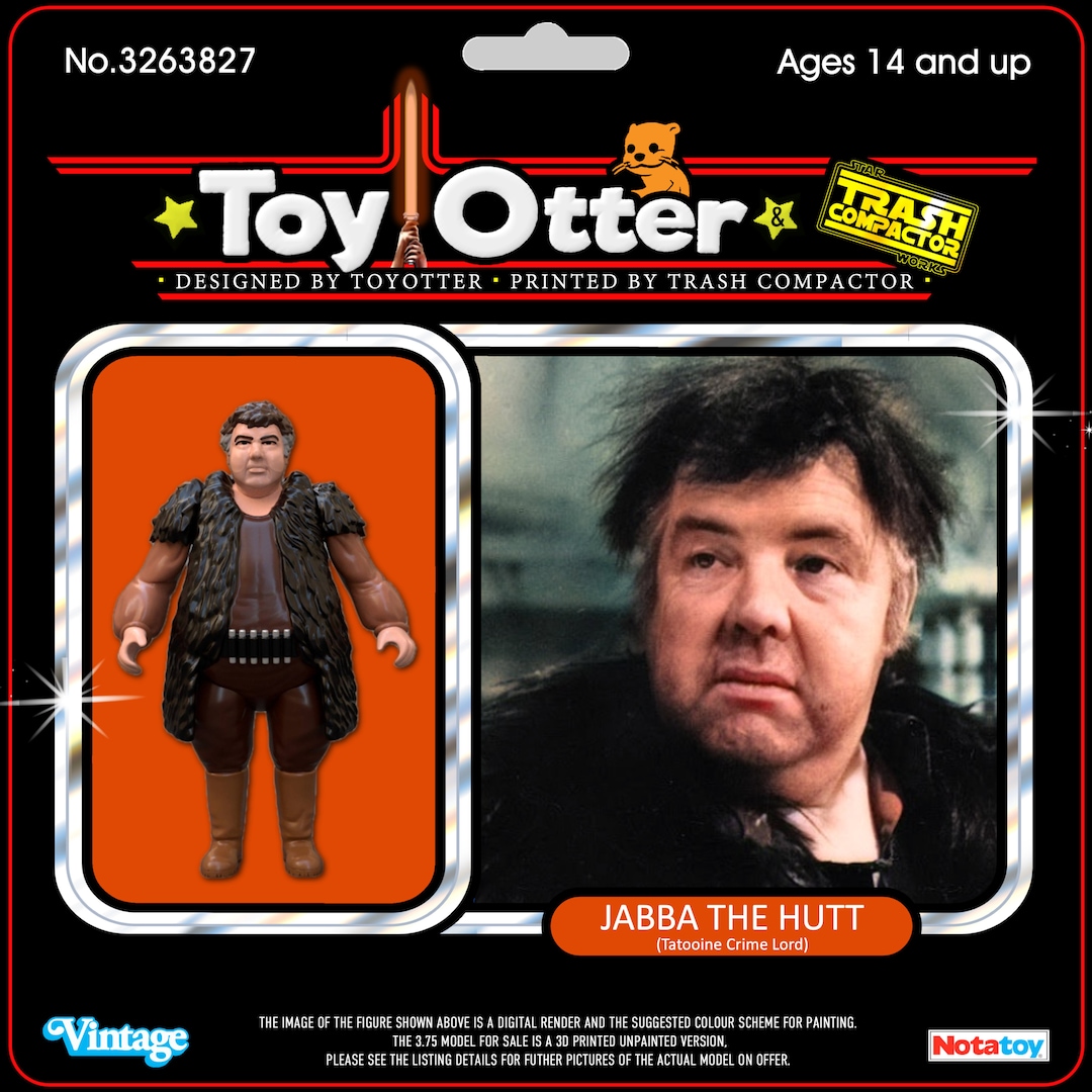 Jabba the Hutt (tatooine Crime Lord), Designed by Toyotter- 3D Printed ...