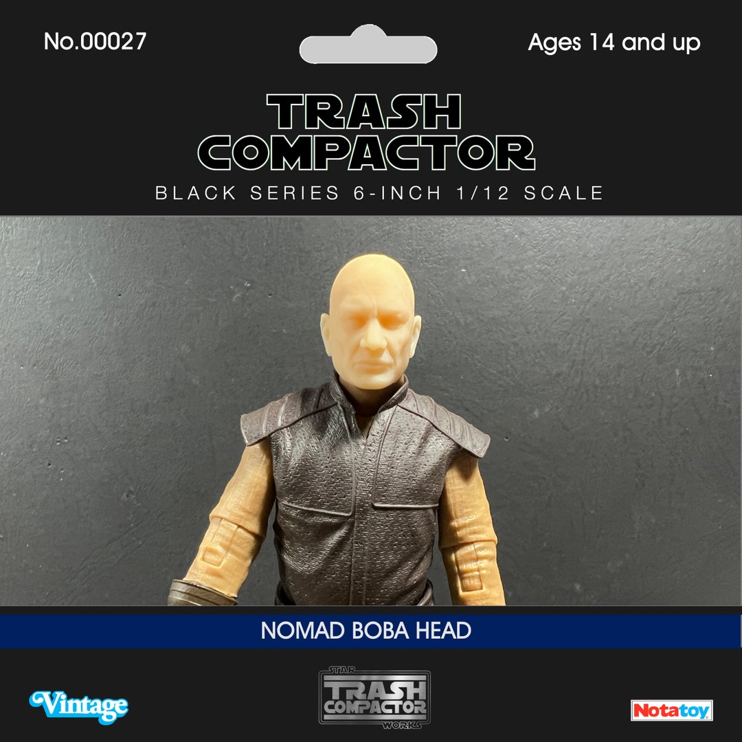 Nomad Boba Head 1/12 Black Series 6 Inch Scale - 3D Printed- Vintage ...