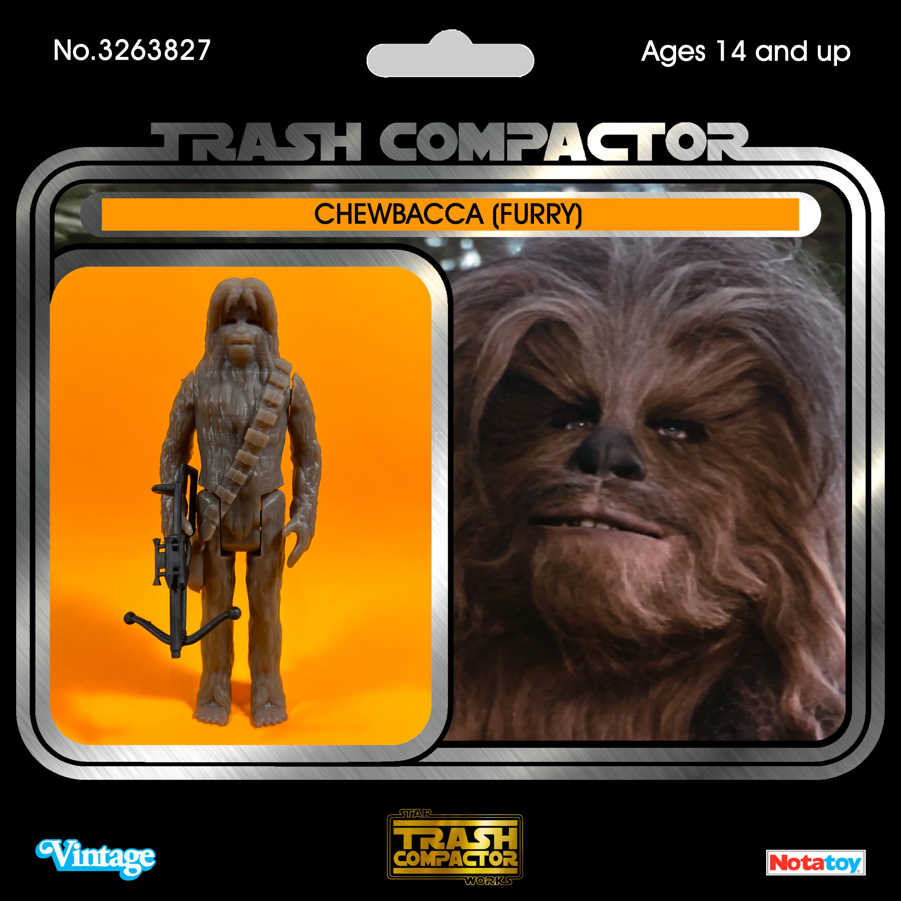 Chewbacca endor Furry 3D Printed Model Kit - Etsy