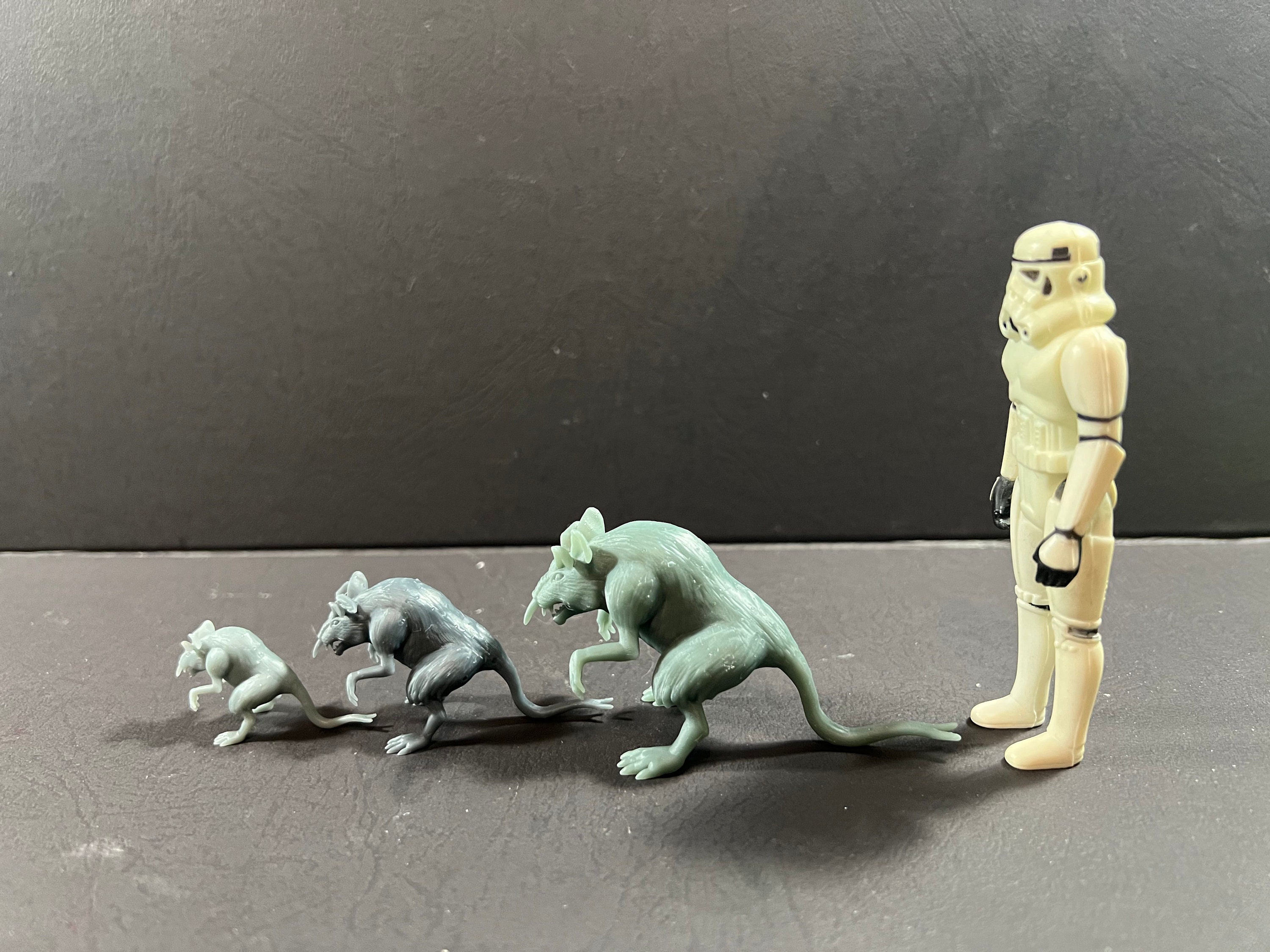 Womp Rat (three Sizes) - 3D Printed Model Kit- Vintage-style Star Wars ...