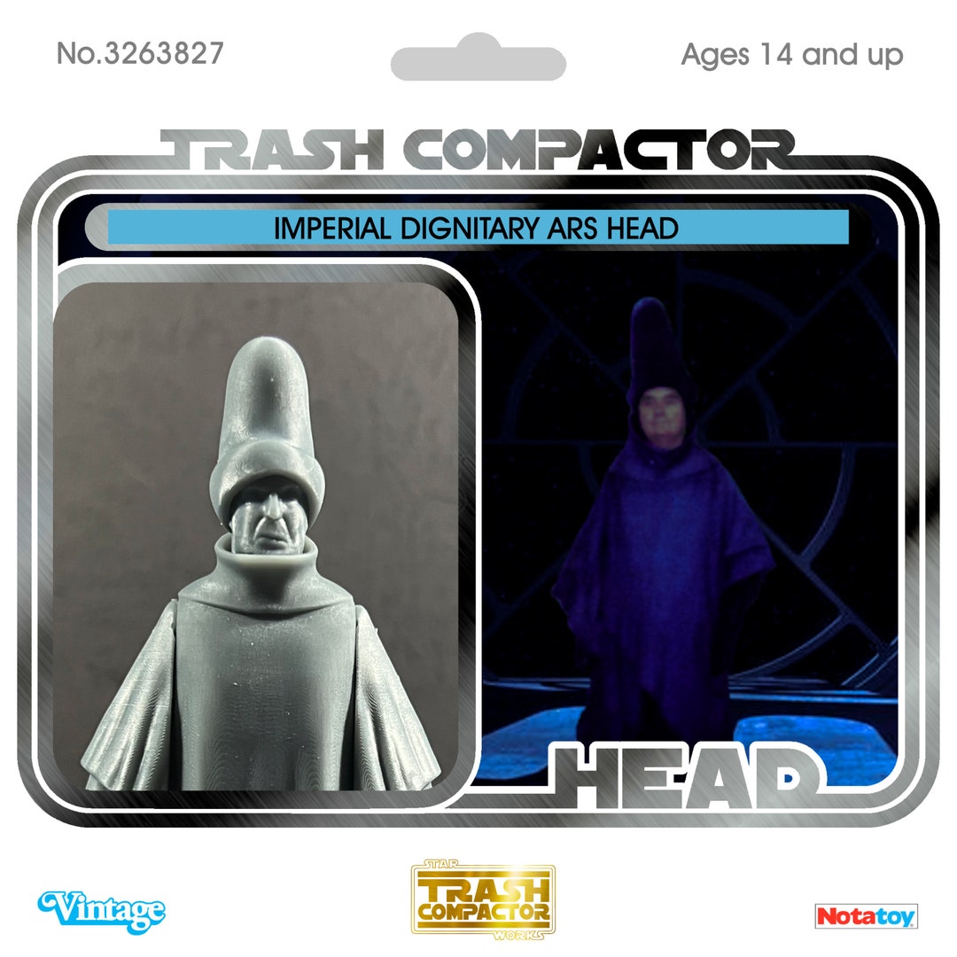 Ars Dangor Head - Imperial Dignitary - 3D Printed Model Kit- Vintage ...