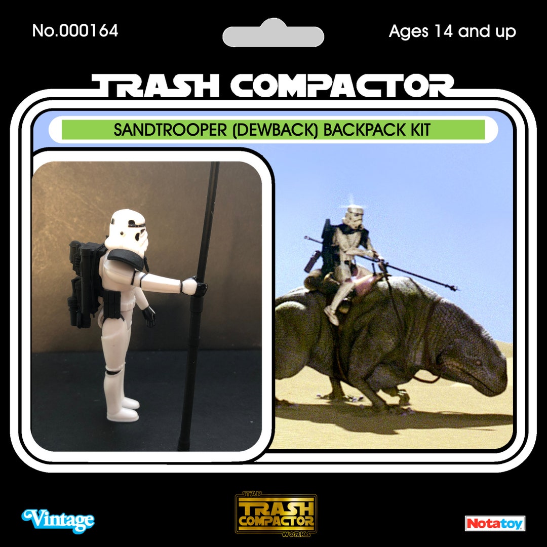 Sandtrooper (dewback) Backpack Kit- Vintage-style Star Wars Custom - Etsy