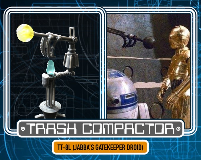 TT-8L (jabba's Gatekeeper Droid) 3.75 Scale - 3D Printed Model Kit ...