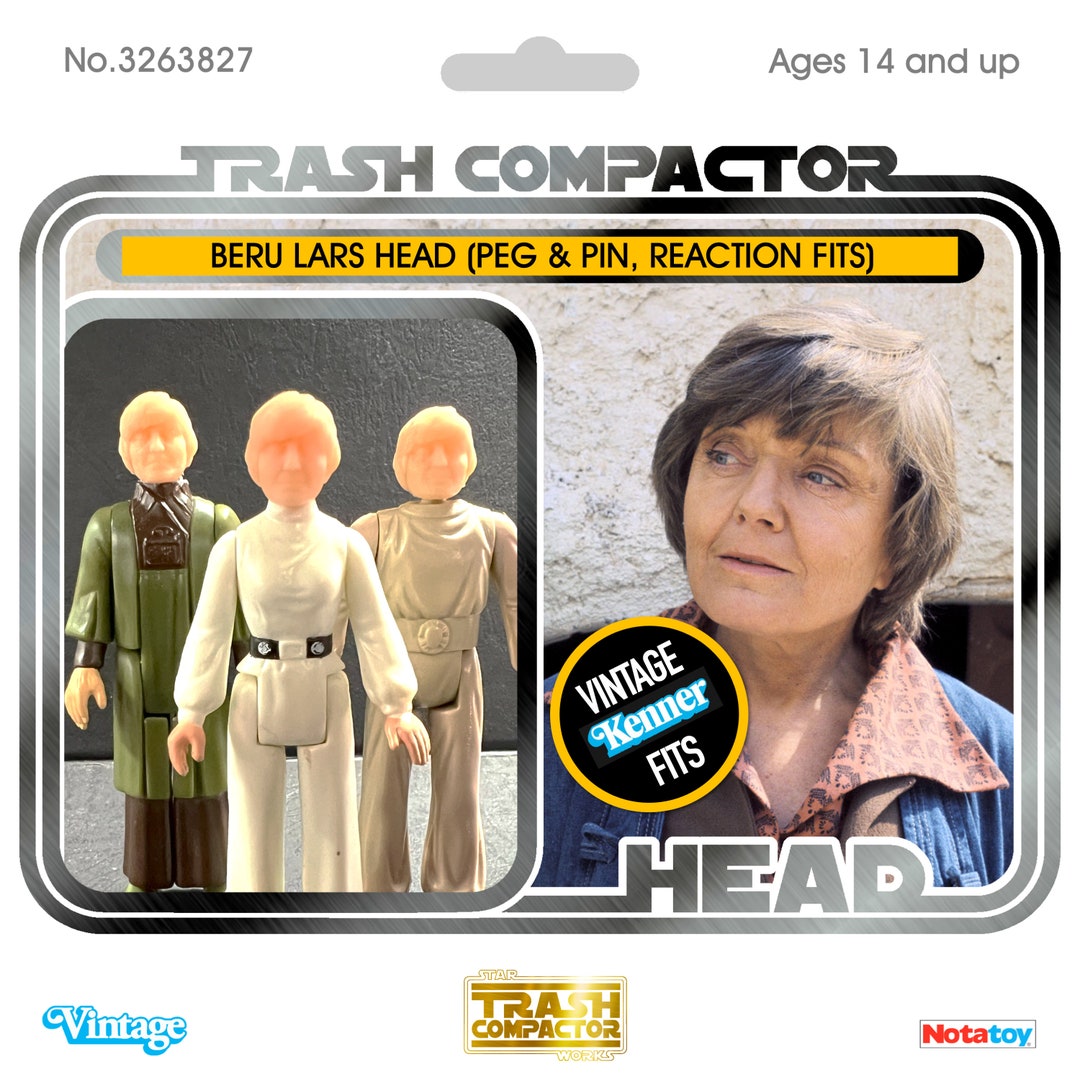 Beru Lars Head - (peg and Pin, Reaction Neck Fit) 3D Printed- Vintage ...